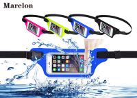 China Sport LED Waterproof Running Belt / Elastic Waist Belt Tool Bag With Touchable Window for sale