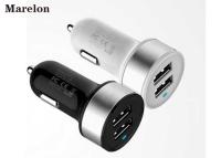 China Dual USB Bluetooth Car Charger , Car FM Transmitter Intelligent IC Chip for sale