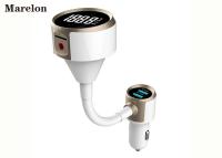 China FM Transmitter Bluetooth Car Charger / Wireless Car Adapter For Car Audio Radio for sale