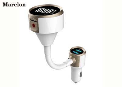 China FM Transmitter Bluetooth Car Charger / Wireless Car Adapter For Car Audio Radio for sale