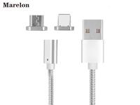 China Fast Charging Magnetic USB Data Cable Micro 8 pin USB Cable for Iphone / Xiaomi for sale