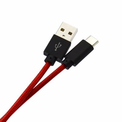 China Type C To USB 2.0 Male - Male USB Data Cable Power Charger With Nylon Braided for sale