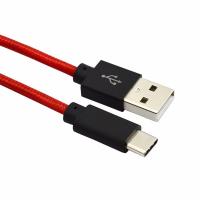 China Type C To USB 2.0 Male - Male USB Data Cable Power Charger With Nylon Braided for sale