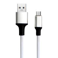 China 1M 2M 3M Nylon Braided Micro Usb Cable Mobile Phone Cables For Android / Apple Phone for sale