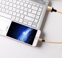 China 1M 2M 3M Nylon Braided Micro Usb Cable Mobile Phone Cables For Android / Apple Phone for sale