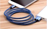 China High Speed Charge Adapter Charger Magnetic Usb Cable , Blue Silver Red Gold for sale