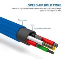 China Red Standard Micro USB Data Cable Universal 3 in 1 USB Charging Cable for sale