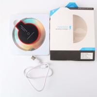 China Round Crystal Fantasy Wireless Charging Pad Qi Wireless Charger for Samsung Galaxy for sale