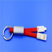 China 2 In 1 Keychain Usb Charging Cable TPE Material Fit Android And IPhone for sale