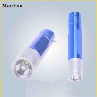 China Torch Mini LED Emergency Flashlight Aluminum Alloy Material 19.5X101mm Size for sale