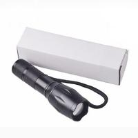 China AAA 18650 Battery Flashlight , T6 Aluminum Zoomable Tactical LED Flashlight for sale