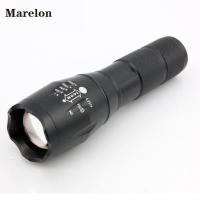 China AAA 18650 Battery Flashlight , T6 Aluminum Zoomable Tactical LED Flashlight for sale