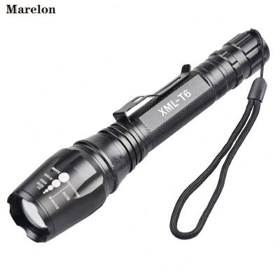 China 5 Modes LED Emergency Flashlight Zoom Function Ultra Bright 500 Lumens for sale