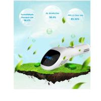 China Dual USB Car Charger Air Purifier Ionizer For Eliminator Removers Cigarettes Smoke for sale