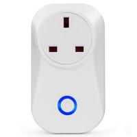 China Durable 100 - 240V AC Wifi Smart Power Plug Electrical UK Power Strip Smart Wifi Plug for sale