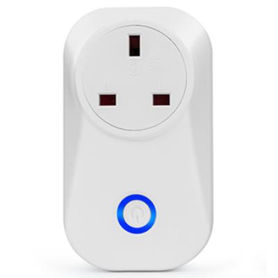 China Durable 100 - 240V AC Wifi Smart Power Plug Electrical UK Power Strip Smart Wifi Plug for sale