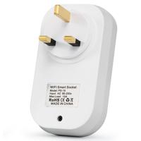 China Durable 100 - 240V AC Wifi Smart Power Plug Electrical UK Power Strip Smart Wifi Plug for sale