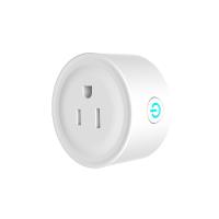 China Flame Resistant Wifi Smart Plug Socket , App Controlled Socket For US Google Home for sale