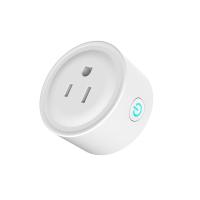 China Small Wifi Smart Plug Socket Amazon Echo Assistant Compatible Remote Control Plug for sale