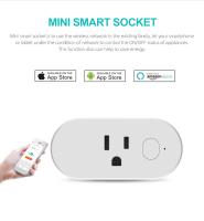 China Mini Portable Wifi Smart Plug Remote Control Socket With Energy Monitoring for sale