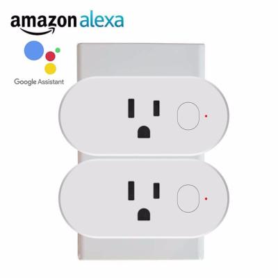China Mini Portable Wifi Smart Plug Remote Control Socket With Energy Monitoring for sale