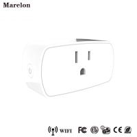 China Voice Control Wifi Smart Plug Socket , Remote Control Power Socket For Echo Dot for sale