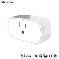 China Voice Control Wifi Smart Plug Socket , Remote Control Power Socket For Echo Dot for sale