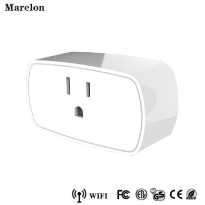 China Voice Control Wifi Smart Plug Socket , Remote Control Power Socket For Echo Dot for sale