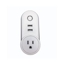 China Home Automation System Wifi Smart Plug Socket Non - Grounding 10A Rated Current for sale
