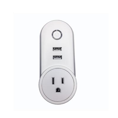 China Home Automation System Wifi Smart Plug Socket Non - Grounding 10A Rated Current for sale