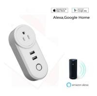 China Home Automation System Wifi Smart Plug Socket Non - Grounding 10A Rated Current for sale