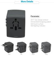 China Mini Size  Universal Travel Adaptor / International Power Adapter For Business Trip for sale