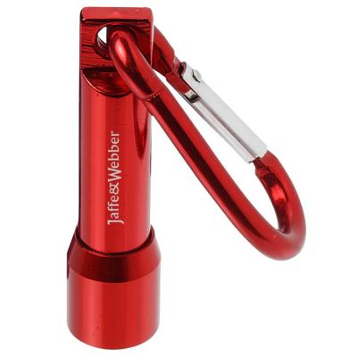 China Cell Botton LED Emergency Flashlight Metal Material With Hiking Hook Key Chain for sale