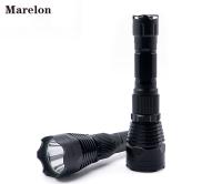 China Tactical Torch LED Rechargeable Flashlight 18650 Battery With Aluminum Alloy Material for sale