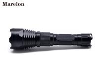 China Tactical Torch LED Rechargeable Flashlight 18650 Battery With Aluminum Alloy Material for sale