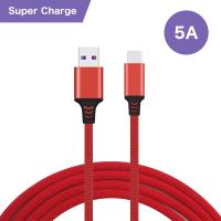 China Super - Fast Charging USB Data Cable Type - C Connector 5A For Huawei for sale