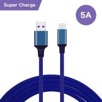 China Super - Fast Charging USB Data Cable Type - C Connector 5A For Huawei for sale