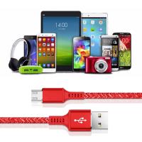 China Micro USB Charging Cable 1 Meter Size 1 Year Warranty With Pure Copper Wire Cope for sale