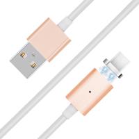 China Colored Magnetic USB Data Line 2 In1 PVC Material For Android Mobile for sale
