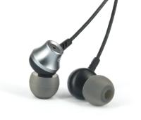 China MP3 In Ear Wired Earbuds Earphone Aluminum Shell 12cm Cord Length With Flex Cable for sale