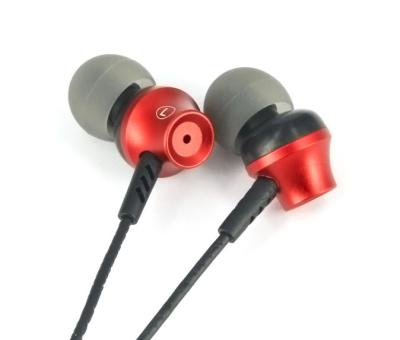 China MP3 In Ear Wired Earbuds Earphone Aluminum Shell 12cm Cord Length With Flex Cable for sale