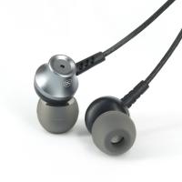 China MP3 In Ear Wired Earbuds Earphone Aluminum Shell 12cm Cord Length With Flex Cable for sale