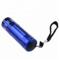 China Outdoor LED Emergency Flashlight Camping Lamp Customized Aluminum Mini Torch 9 LED for sale