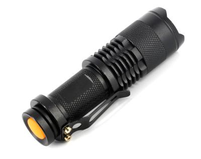 China Metal LED Emergency Flashlight 100 Lumens Mini Torch Dry Battery For Promotion Gift for sale