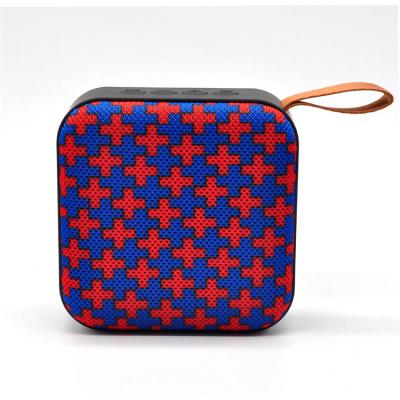 China Wireless portable outdoor bluetooth speaker, Fabric Square Music Bluetooth speaker for sale