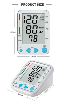 China Upper Arm Blood Pressure Monitor High Quality Digital sphygmomanometer With 2 Years Warranty BP Monitor for sale