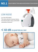 China SGS Medical Electric Nebulizer Machine , 1.2KG Inhaler Piston Compressor Nebulizer for sale