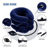 China Cotton Flannelette Neck Traction Device 0.53kg PVC Inside Material for sale