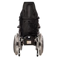 China 20km 6km/h Four Wheel Drive Wheelchair , 500W One Step Folding Electric Wheelchair for sale