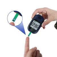 China OEM No Code Blood Glucose Test Meter 40g 9s 100sets Memory for sale